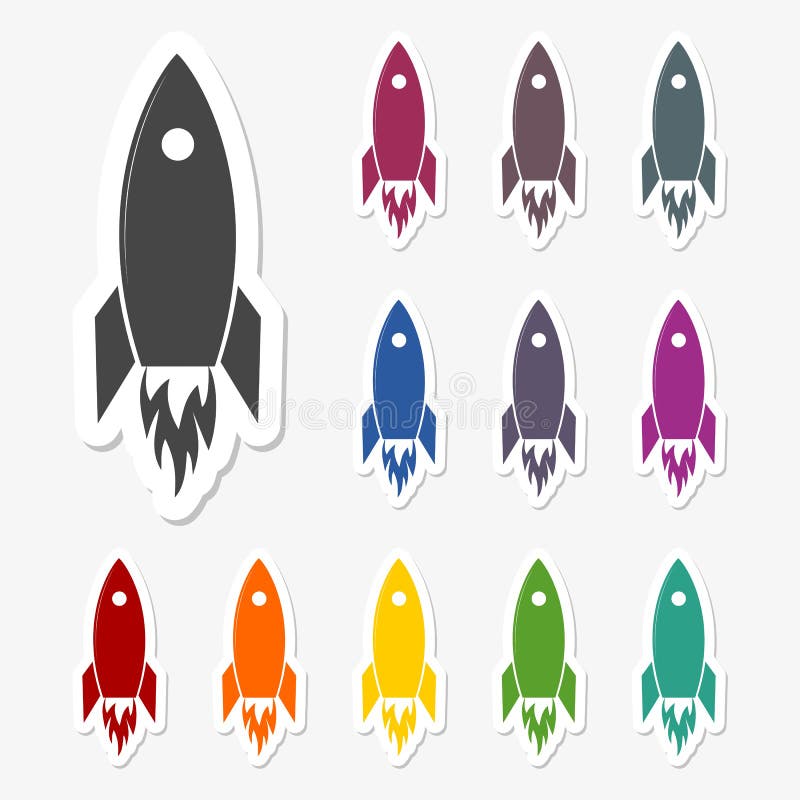 Launch Stickers Stock Illustrations – 176 Launch Stickers Stock ...