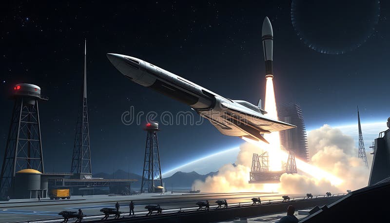 Rocket Launch at Sunrise, Space Exploration, New Beginnings, Technology ...