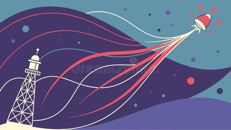 Rocket Launch Trails, Space Travel and Dynamic Flight Design. Vector ...