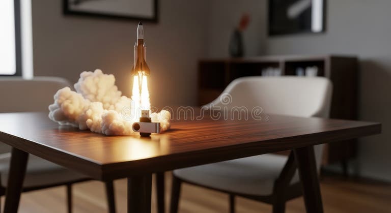 Rocket Launch from USB Drive Stock Photo - Image of connectivity ...