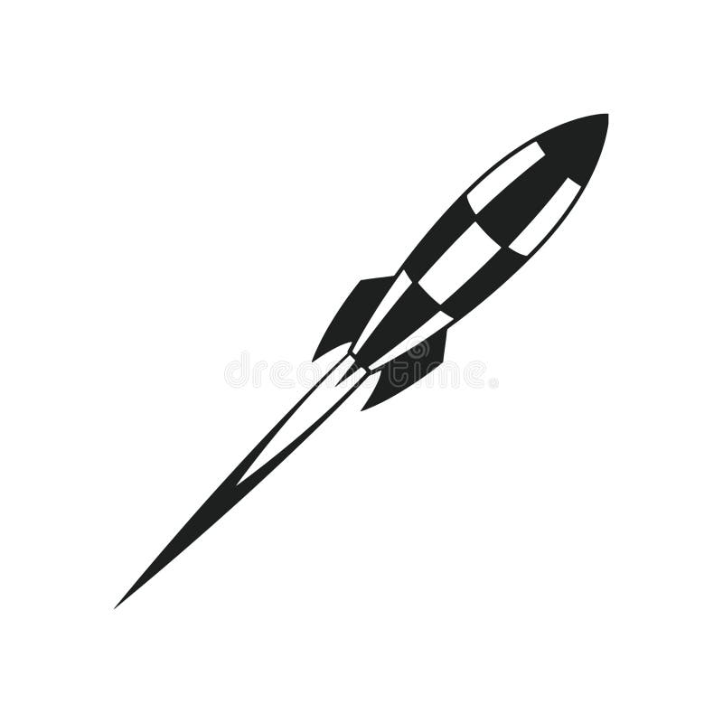 Rocket Launched, Startup Spaceship. Flat Vector Icon Illustration ...