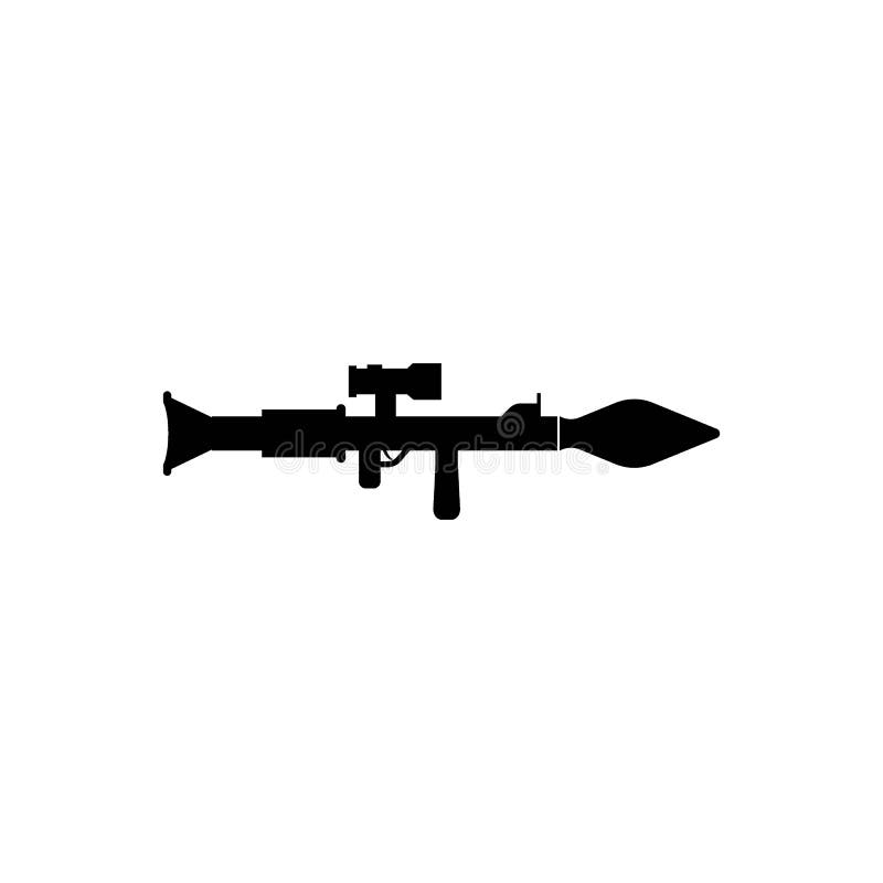 Rocket launcher icon stock vector. Illustration of weapon - 238273417