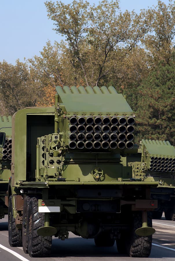 Self-propelled Rocket Launcher Stock Photo - Image of oganj, exercise ...