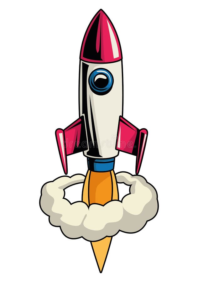 Rocket launcher pop art stock vector. Illustration of comic - 239293575