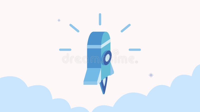 Rocket Launcher Start Up Animation Stock Video - Video of symbol ...