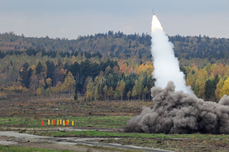 Rockets Of A Surface-to-air Missile System Stock Image - Image of ...