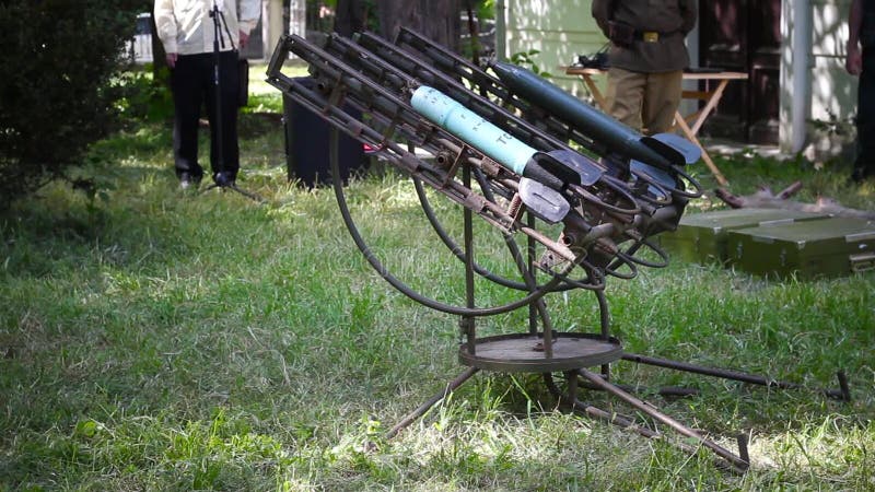 Rocket Launchers of the Second World War Stock Video - Video of rocket ...