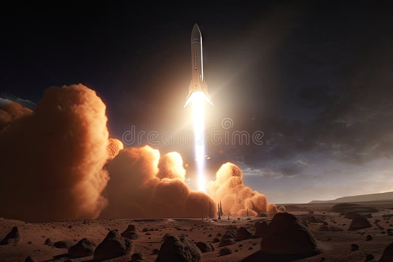 Rocket Launches from Different Angles, Showing the Details of the ...