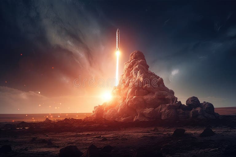 Rocket Launches from Different Angles, Showing the Details of the ...