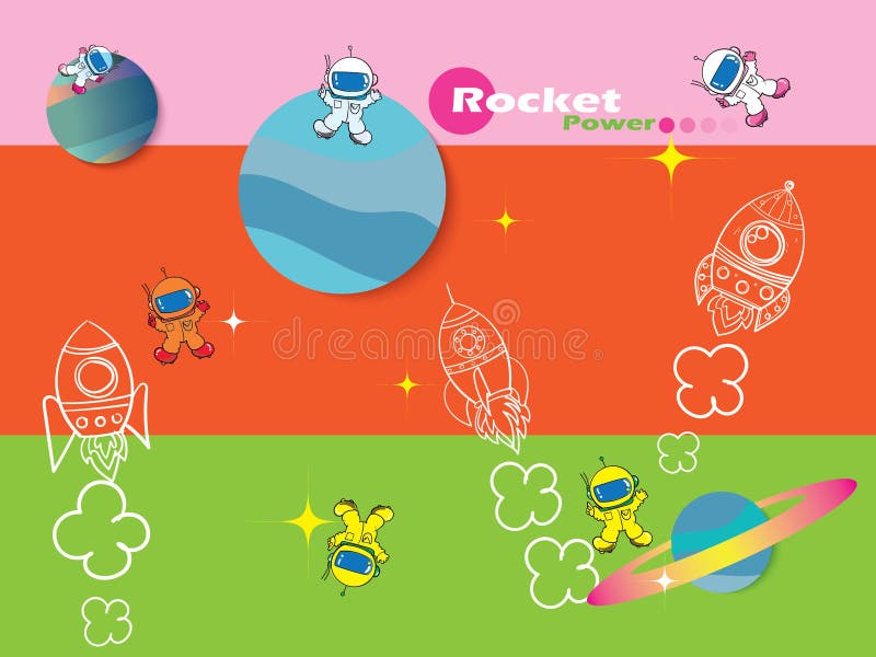 Rocket Launches in a Flat Style. Rocket Design Vector Illustration ...