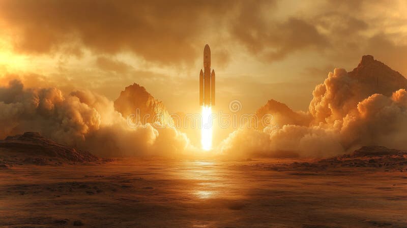 Rocket Launches into Hypersonic Flight at Dawn, Showcasing Innovative ...