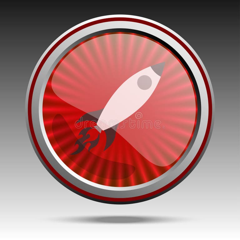 Rocket Launches in Space Flying. Rocket Icon Stock Vector - Illustration of banking, bank: 301754673