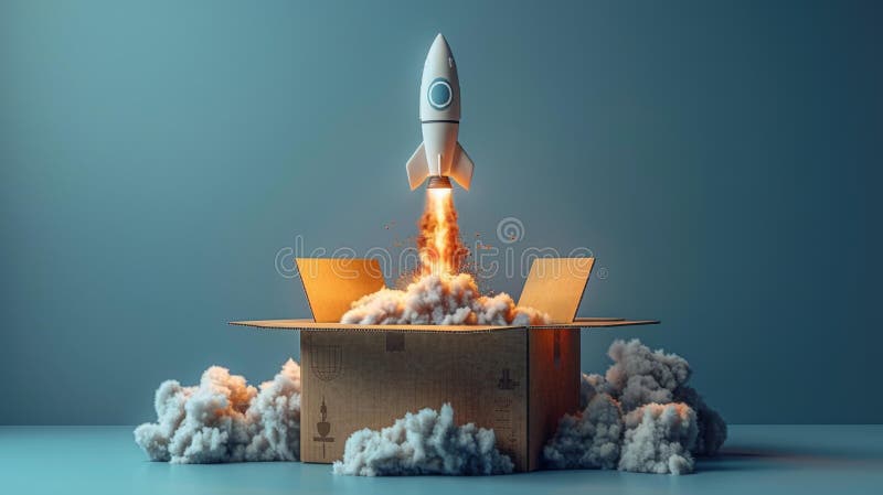 Rocket Launching from a Box - Creativity Unleashed - Generative Ai ...