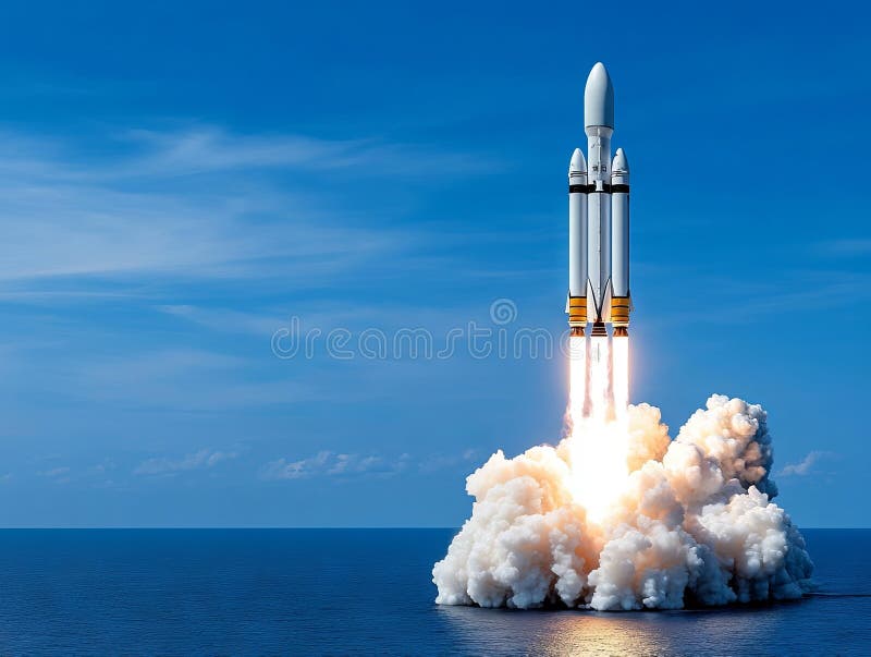 Rocket Launching Sky Over Ocean Stock Photos - Free & Royalty-Free Stock Photos from Dreamstime
