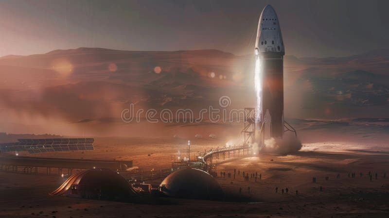 Rocket Launching into Space Stock Photo - Image of mission, spacecraft ...
