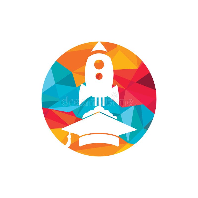 Rocket Learning Vector Logo Design Template. Stock Vector ...