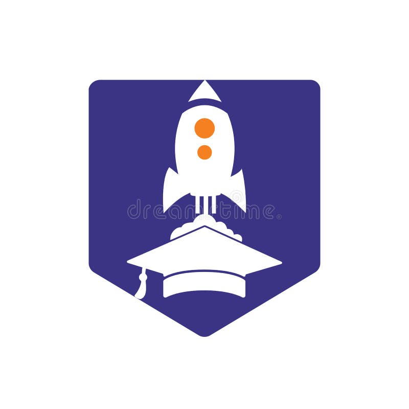 Rocket Learning Vector Logo Design Template. Stock Vector ...