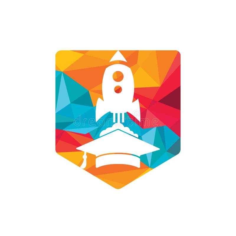 Rocket Learning Vector Logo Design Template. Stock Vector ...
