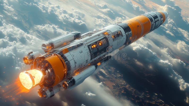 Rocket Lifts Off into the Sky with Powerful Propulsion, Aiming for ...