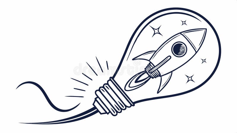 Rocket Lightbulb Launch Ideas Taking Off To New Heights. Startup ...