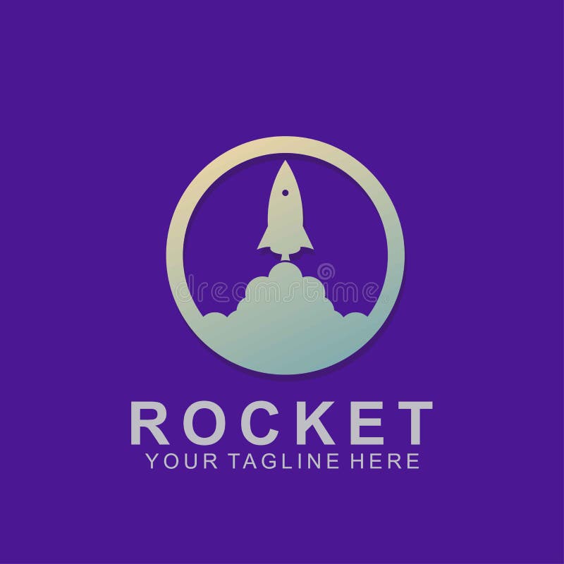 Rocket Logo Design with Modern Concept Stock Vector - Illustration of ...
