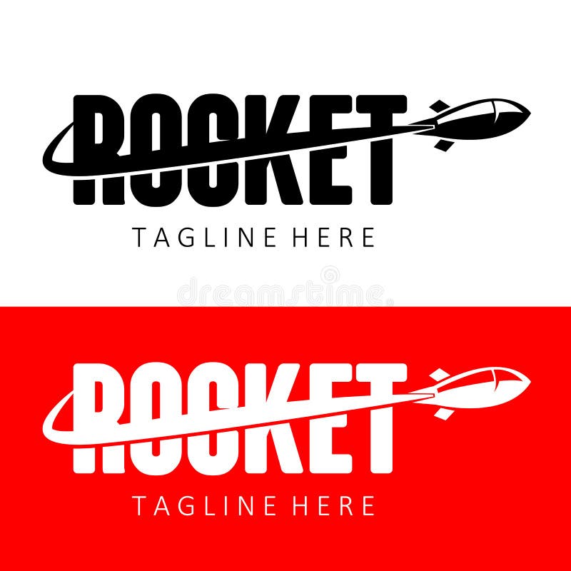 Rocket Logo Design, Space Exploration Vehicle Stock Vector ...