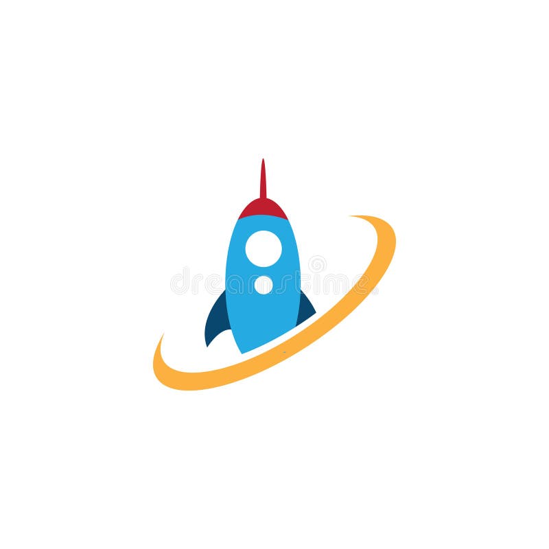Rocket Logo Design Stock Vector, Rocket Logo Design Illustration Stock ...