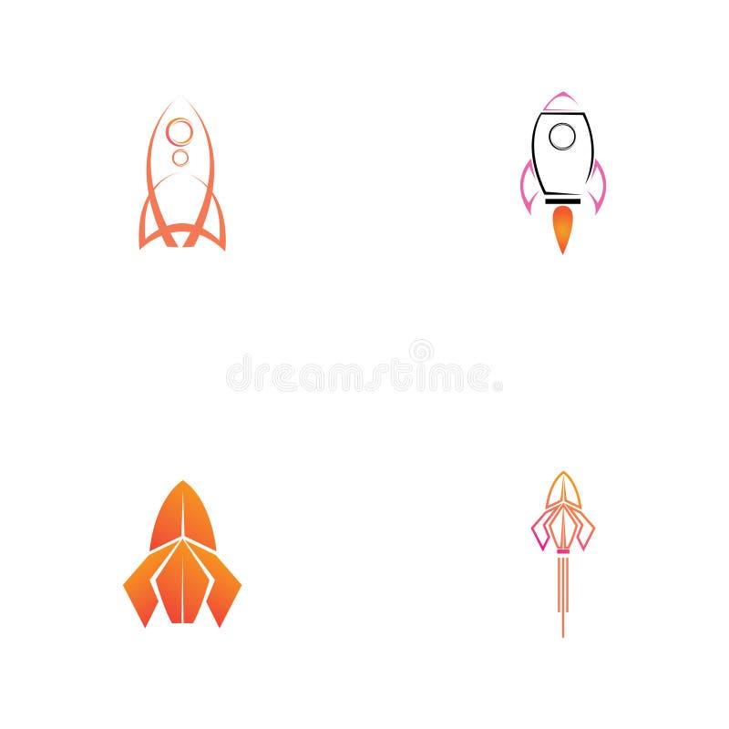 Rocket Logo Design Stock Vector, Rocket Logo Design Illustration Stock ...