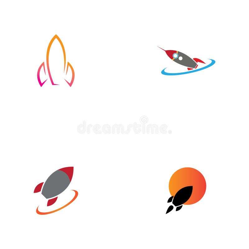 Rocket Logo Design Stock Vector, Rocket Logo Design Illustration Stock ...