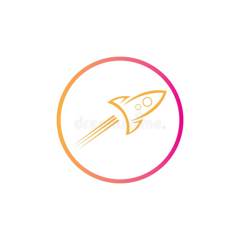 Rocket Logo Design Stock Vector, Rocket Logo Design Illustration Stock ...