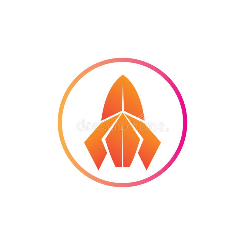 Rocket Logo Design Stock Vector, Rocket Logo Design Illustration Stock ...