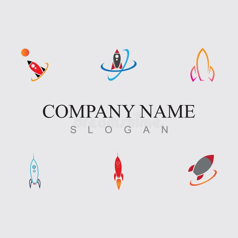 Rocket Logo Design Stock Vector, Rocket Logo Design Illustration Stock ...