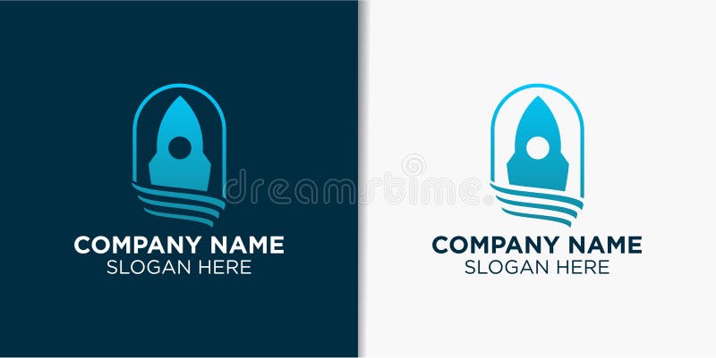 Rocket Logo Design Vector, Technology Logo Vector Stock Vector ...