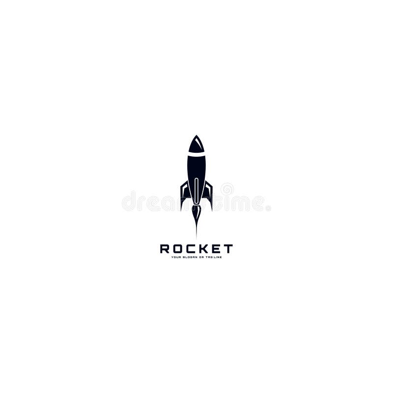 Rocket logo design vector stock vector. Illustration of logotype ...