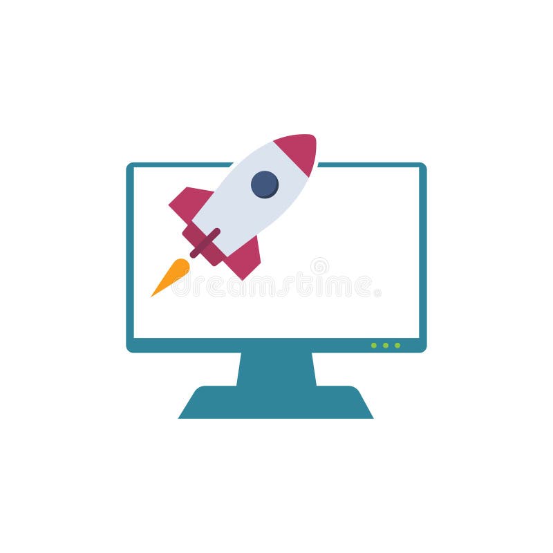 Rocket logo icon stock vector. Illustration of strategy - 353439124