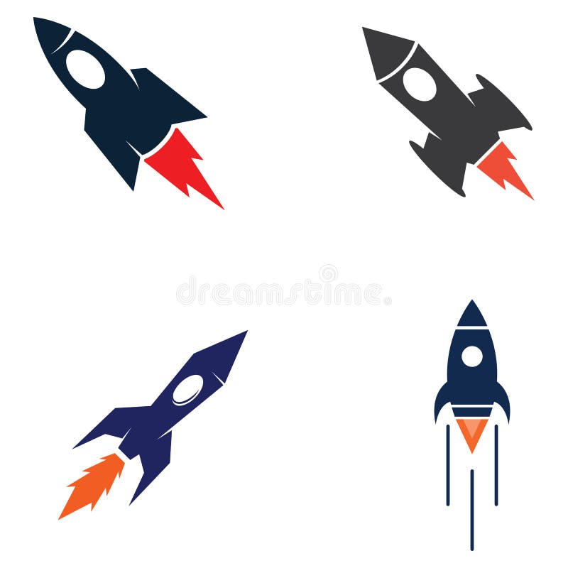 Rocket Logo and Symbol Design Vector Illustration Stock Vector ...