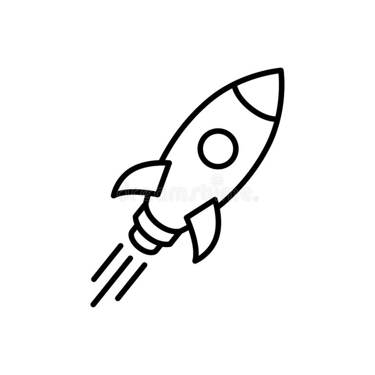 Rocket Logo Vector Design Template Basic RGB Stock Vector ...