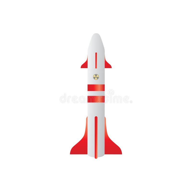 Rocket Missile. Vector Illustration Decorative Design Stock Vector ...