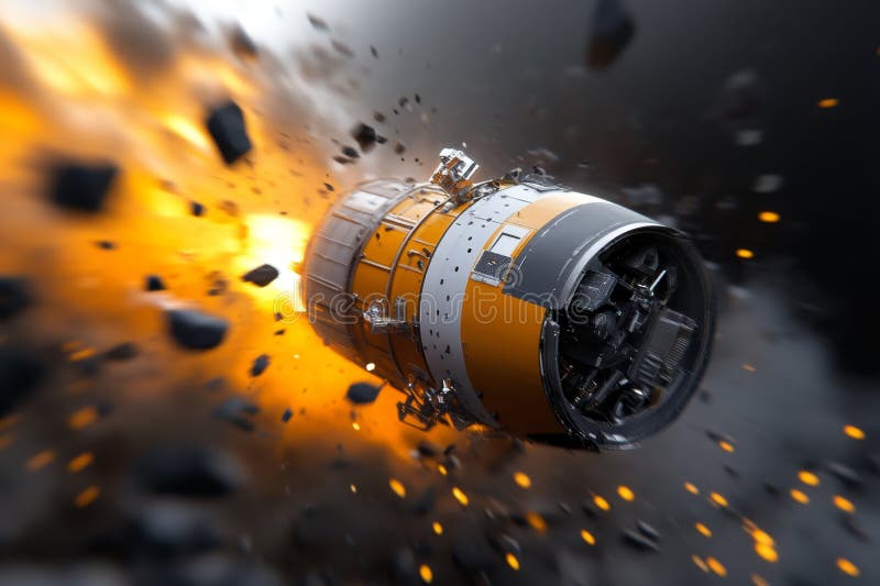 Rocket Module Experiences Catastrophic Failure during Launch, Creating ...