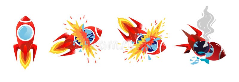 Broken Rocket Stock Illustrations – 656 Broken Rocket Stock ...