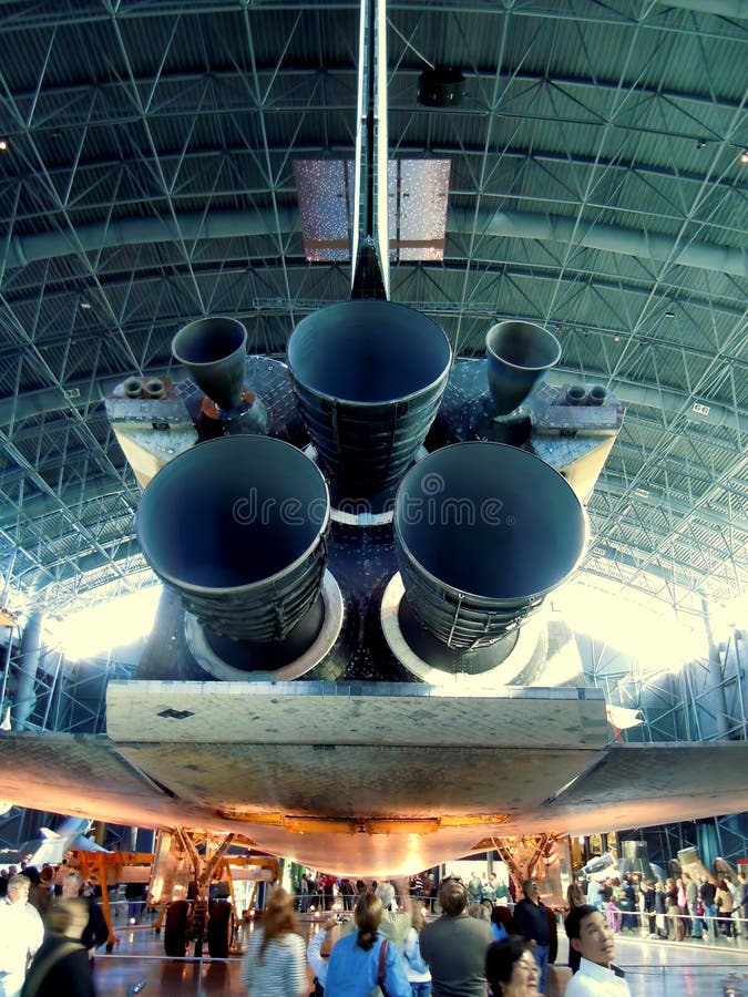 Rocket Nozzles at Rear of Space Shuttle Editorial Photo - Image of ...