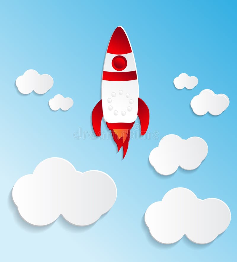 Rocket Papper Effect Stock Illustrations – 1 Rocket Papper Effect Stock ...
