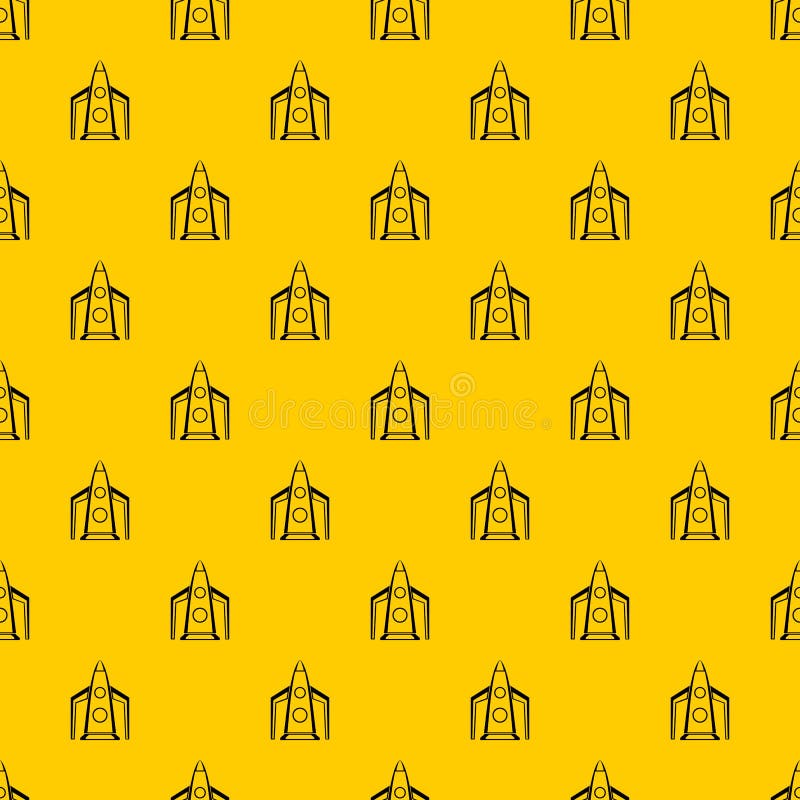 Rocket pattern vector stock vector. Illustration of emblem - 147265060