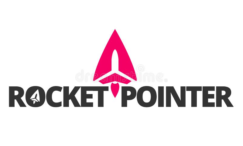 Rocket Pointer Logo Design Vector Stock Vector - Illustration of ...