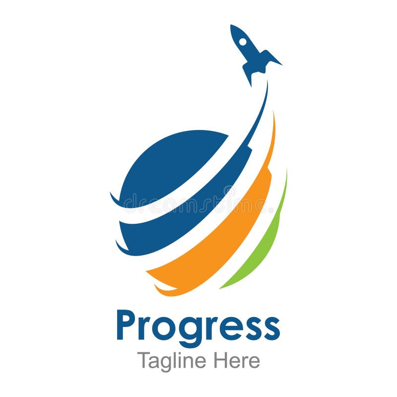 Progress man logo stock vector. Illustration of sign - 282047059