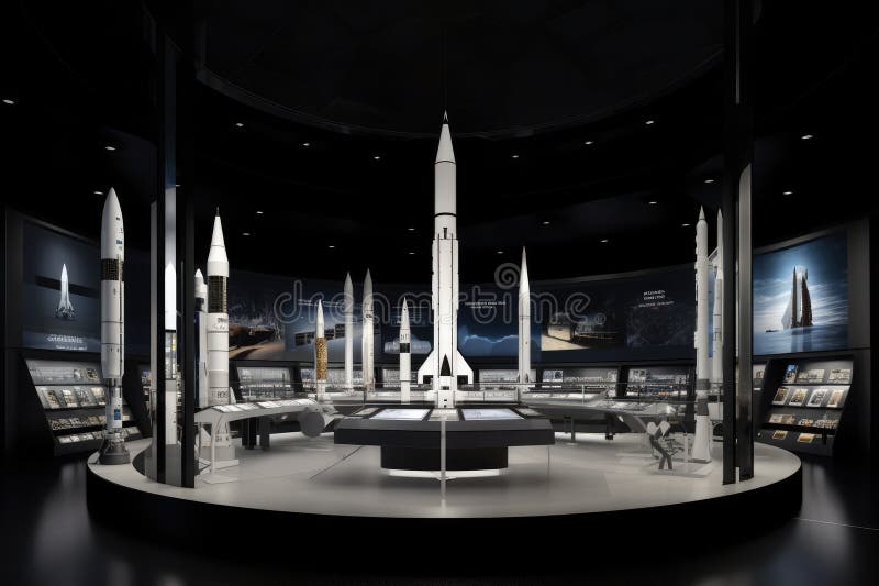 Rocket R&D Development Station Stock Illustration - Illustration of ...