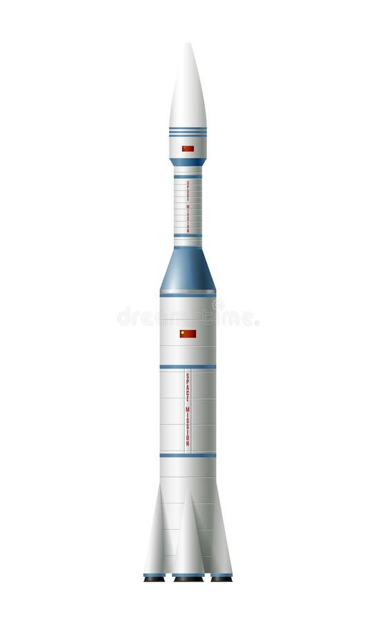 Rocket Realistic Icon stock vector. Illustration of mission - 219995835