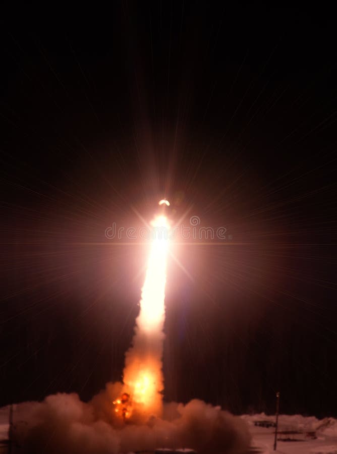 Rocket. Rocket Tail. Rocket Trace Stock Photo - Image of missile ...