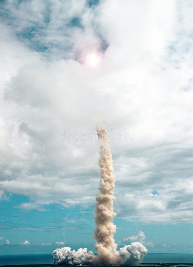 Rocket. Rocket Tail. Rocket Trace Stock Image - Image of launch, space ...
