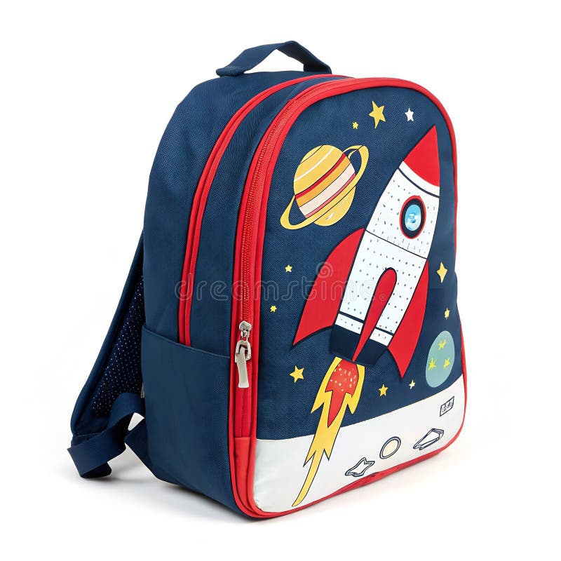 Rocket School Backpack stock illustration. Illustration of kids - 356355411